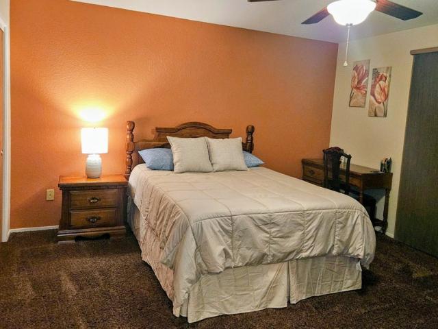 Master bedroom with private bathroom available