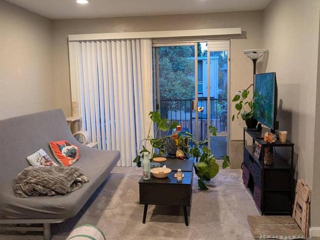 Master bedroom with shared bathroom