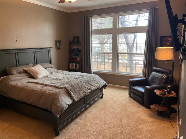 Master bedroom and bath