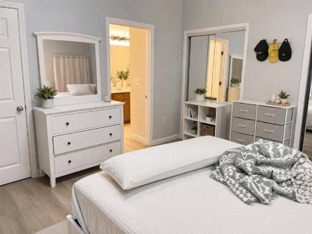 Master Bedroom in St. Pete Townhome