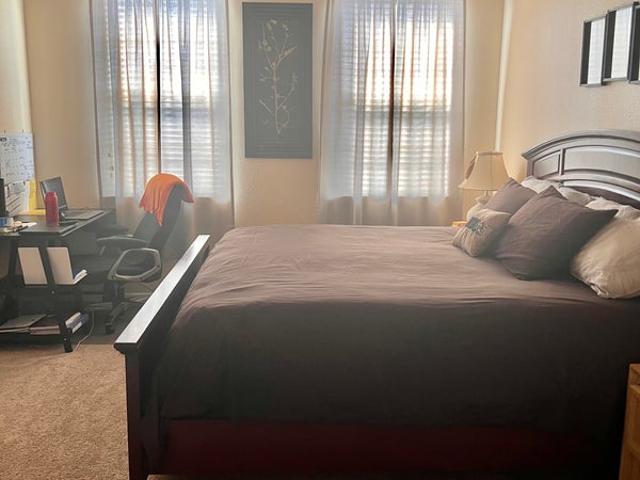Master bedroom, private bathroom, utilities includ