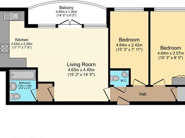 Master Gunners Place, London, 2 Bedroom Apartment