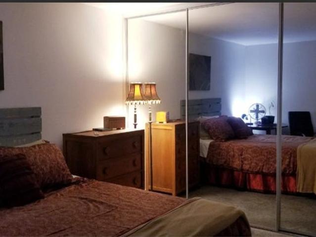 Master suite in cool neighborhood