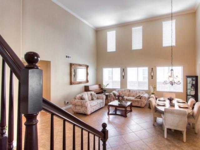 Master suite with private living room private bath