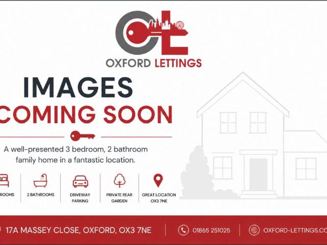Massey Close, Headington, Oxford. 3 bed flat to rent £2,000 pcm £462 pw