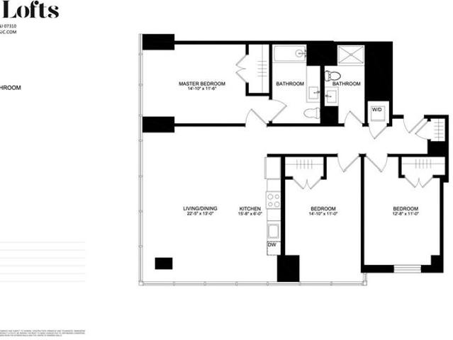 Massive 3B2B Luxury Apt Floor to Ceiling Windows