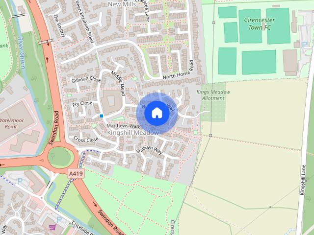 Matthews Walk, Cirencester, Gloucestershire, GL7