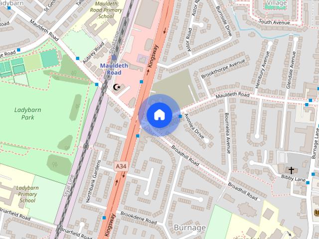 Mauldeth Road, Burnage, Manchester, M19