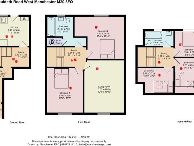 Mauldeth Road West, Withington, Manchester M20, 4 bed semi detached house to rent, £607 pppm | PrimeLocation