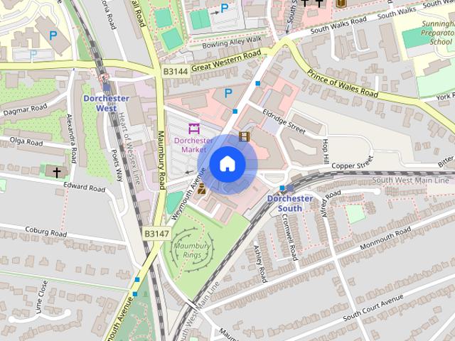 Maumbury Gardens, Dorchester, Dorset, DT1