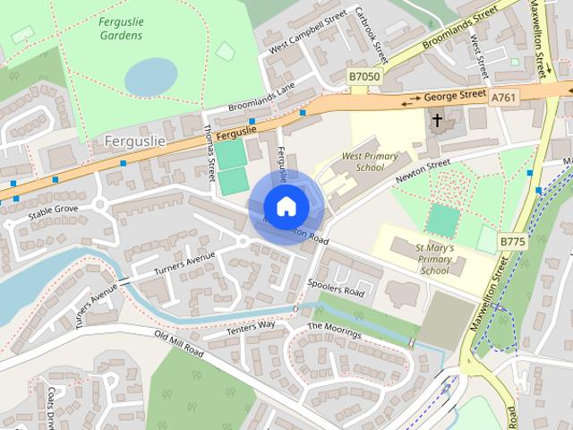 Maxwellton Road, Flat 3 4 Academy Square, Paisley, Renfrewshire, PA1 2RH