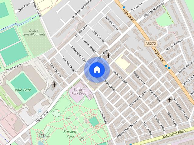 May Street, Burslem, Stoke on Trent, Staffordshire, ST6