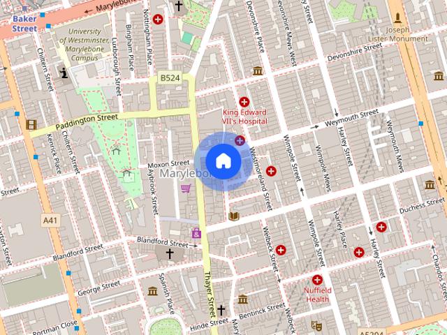 Maybury Court, Marylebone Street, London