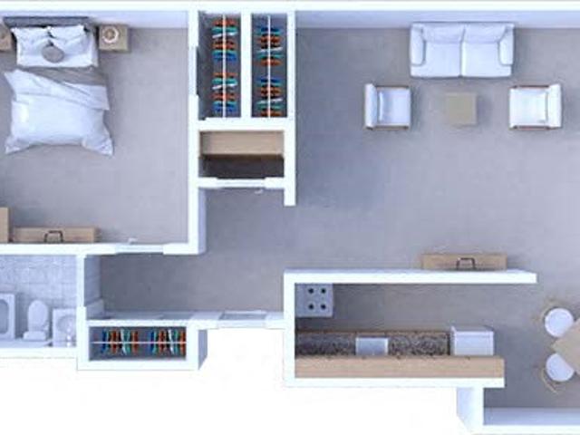 Mayfair Apartments 1 Bedroom Floor Plan A3
