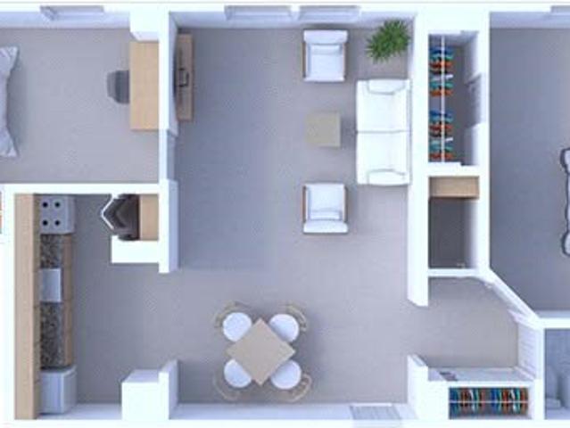 Mayfair Apartments 2 Bedrooms Floor Plan B1