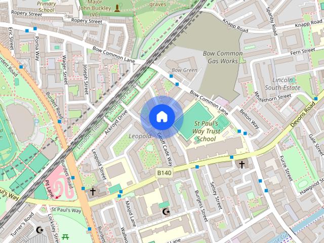 Maypole Court, Bow, London, E3
