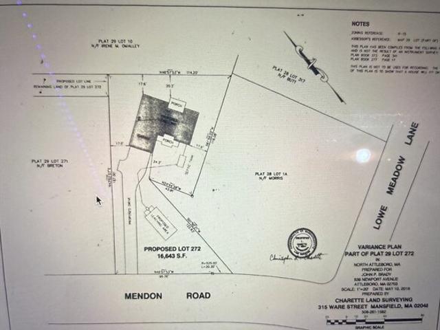 Mendon Rd, North Attleboro, Plot For Sale