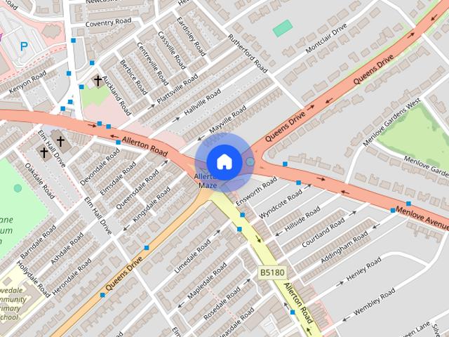 Menlove Avenue, Mossley Hill, Liverpool, Merseyside, L18