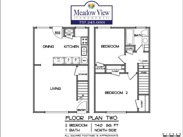 Meadowview Apartments 2 Bedroom Apartment for Rent at 4801 Marshall Ave, Newport News, VA 23607 Huntington