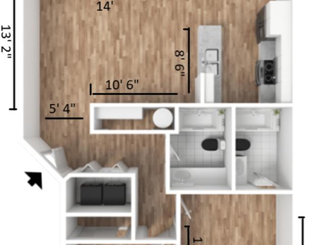 Meadow Brook Villas 2 Bedroom Apartment for Rent at 1306 N Springbrook Rd, Newberg, OR 97132
