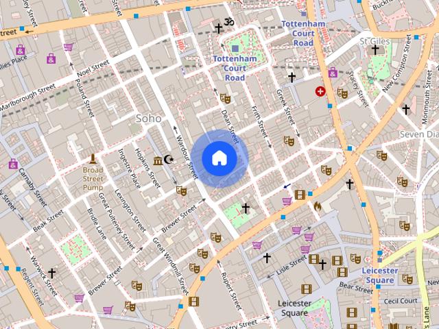 Meard Street, Fitzrovia & Covent Garden
