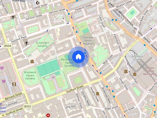 Mecklenburgh Square, Bloomsbury, London, WC1N