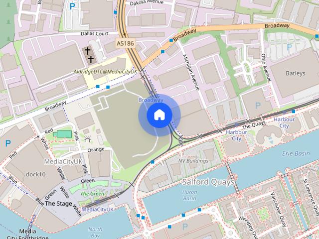Media City, Salford Quay, M50