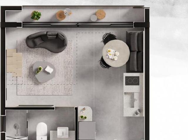 Melhor Localização de Curitiba Loft com 41,72m2 vista cinematográfica EXCLUSIVO