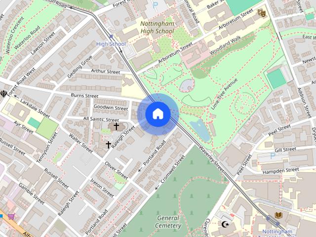 Melrose House, 9 Waverley Street, Nottingham, Nottinghamshire, NG7