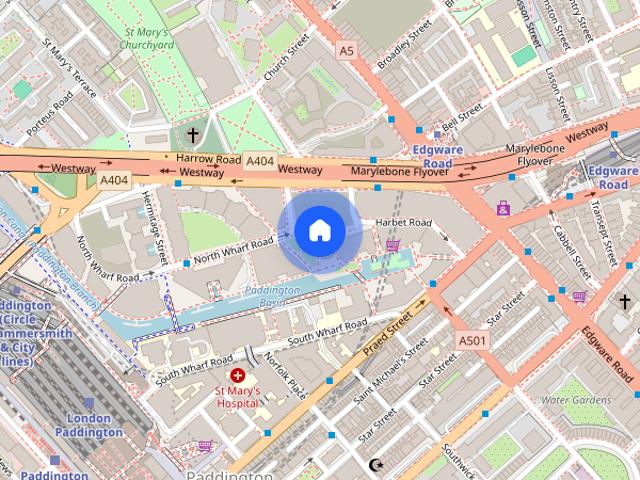 Merchant Square East, Edgware Road