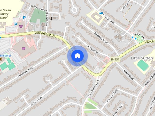 Mere Green Road, Four Oaks, Sutton Coldfield, B75