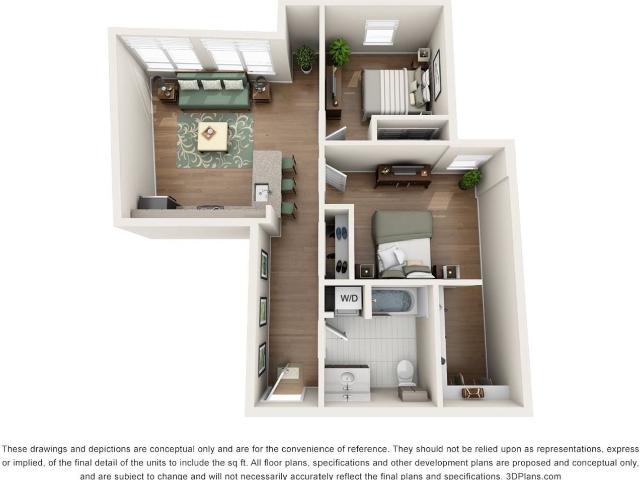 Meridia Metro 2 Bedroom Apartment for Rent at 100 State St, Hackensack, NJ 07601