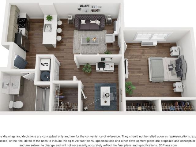 Meridia Transit Plaza 1 Bedroom Apartment for Rent at 1 W Dickerson St, Dover, NJ 07801