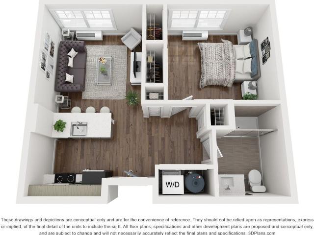 Meridia Transit Plaza 1 Bedroom Apartment for Rent at 1 W Dickerson St, Dover, NJ 07801