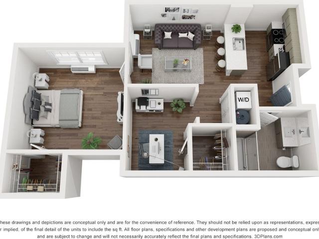 Meridia Transit Plaza 1 Bedroom Apartment for Rent at 1 W Dickerson St, Dover, NJ 07801
