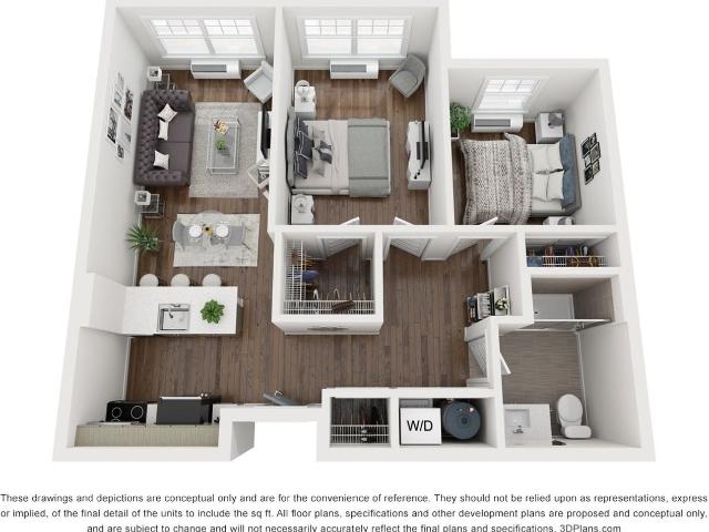 Meridia Transit Plaza 1 Bedroom Apartment for Rent at 1 W Dickerson St, Dover, NJ 07801