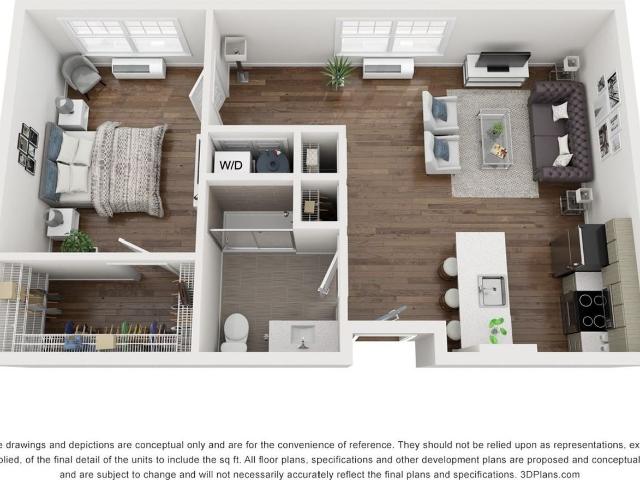Meridia Transit Plaza 2 Bedroom Apartment for Rent at 1 W Dickerson St, Dover, NJ 07801