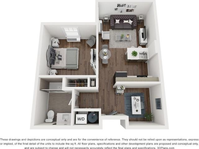 Meridia Transit Plaza 2 Bedroom Apartment for Rent at 1 W Dickerson St, Dover, NJ 07801