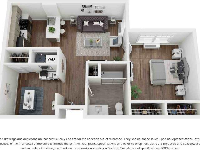 Meridia Transit Plaza 2 Bedroom Apartment for Rent at 1 W Dickerson St, Dover, NJ 07801