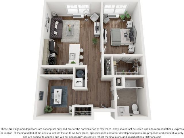Meridia Transit Plaza 2 Bedroom Apartment for Rent at 1 W Dickerson St, Dover, NJ 07801