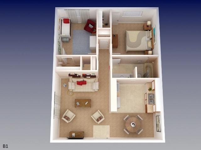 Meridian Village 1 Bedroom Apartment for Rent at 4220 Nw 10th St, Oklahoma City, OK 73107