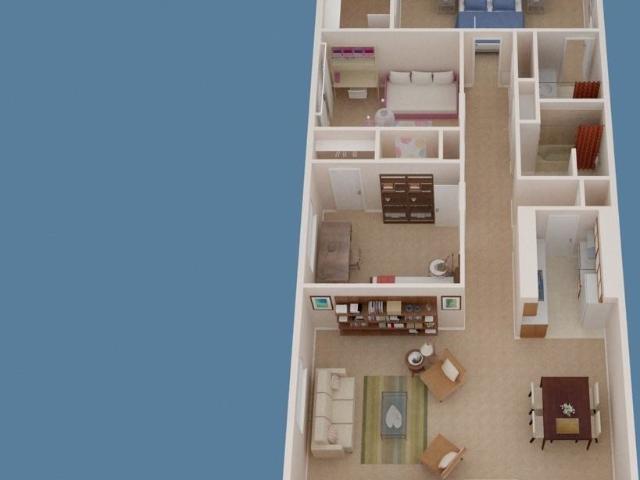 Meridian Village 2 Bedroom Apartment for Rent at 4220 Nw 10th St, Oklahoma City, OK 73107