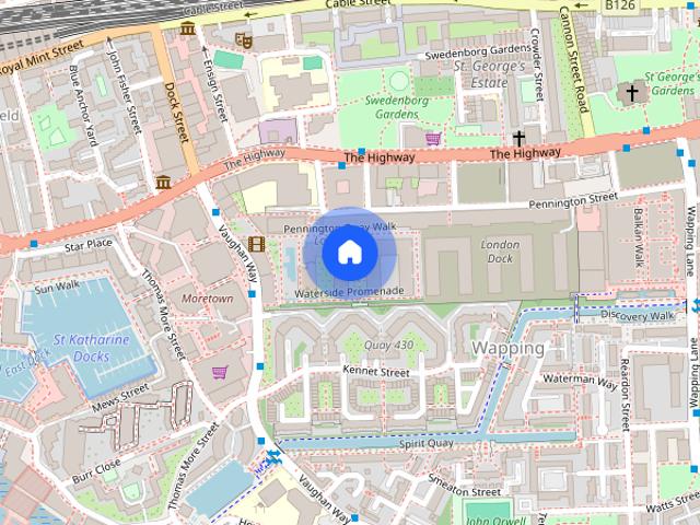 Merino Gardens, London Dock, E1W