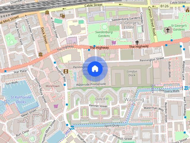 Merino Gardens, London Dock, E1W