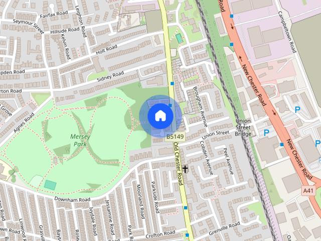 Mersey Walk, Birkenhead, Wirral, Merseyside, CH42