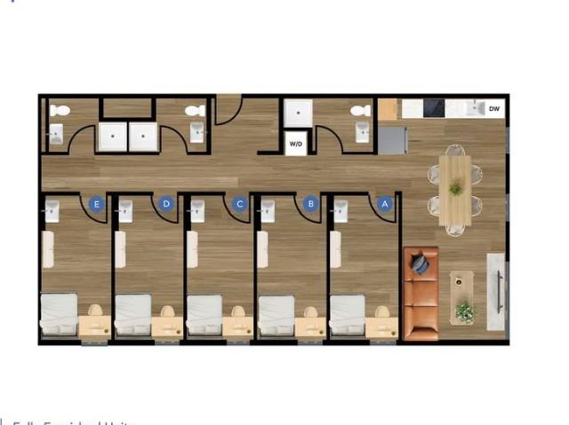 Metro 5000 Apartments | Furnished Student Housing in Seattle U 1 Bedroom Apartment for Rent at 5000 12th Ave Ne, Seattle, WA 98105 University District