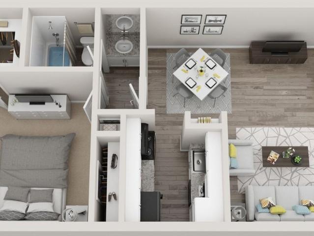 Meyerland on Braeswood 1 Bedroom Apartment for Rent at 5410 N Braeswood Blvd, Houston, TX 77096 Meyerland Area