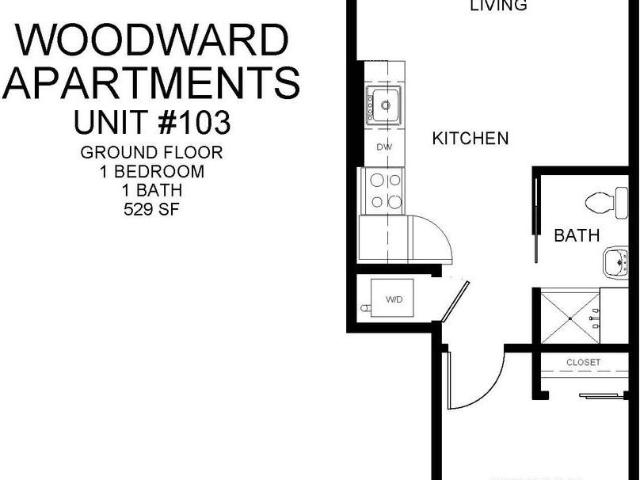 MF 17 SE Woodward 1 Bedroom Apartment for Rent at 8130 Se Woodward St, Portland, OR 97206 South Tabor