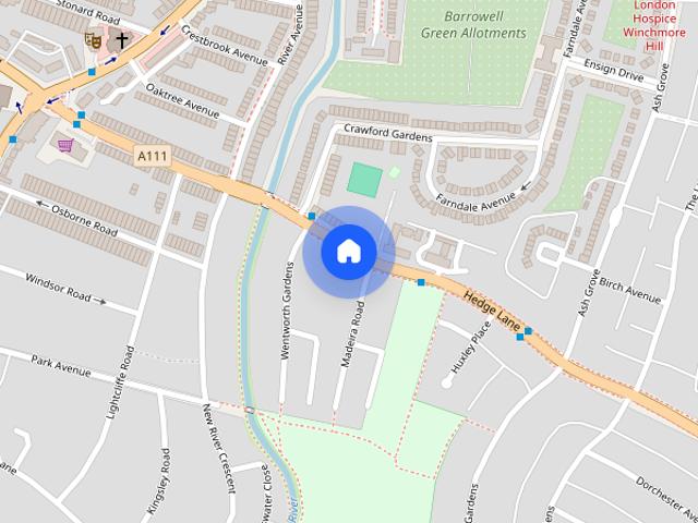 Mintern Close, Hedge Lane, Palmers Green, London