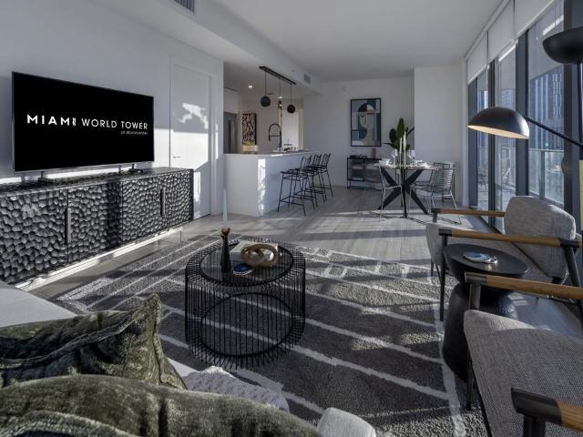 Miami World Tower Studio Apartment for Rent at 710 Ne 1st Ave, Miami, FL 33132 Park West